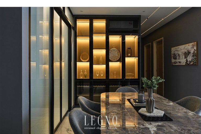 Modern Dark Condo Design: QuayWest Luxury | Legno ID